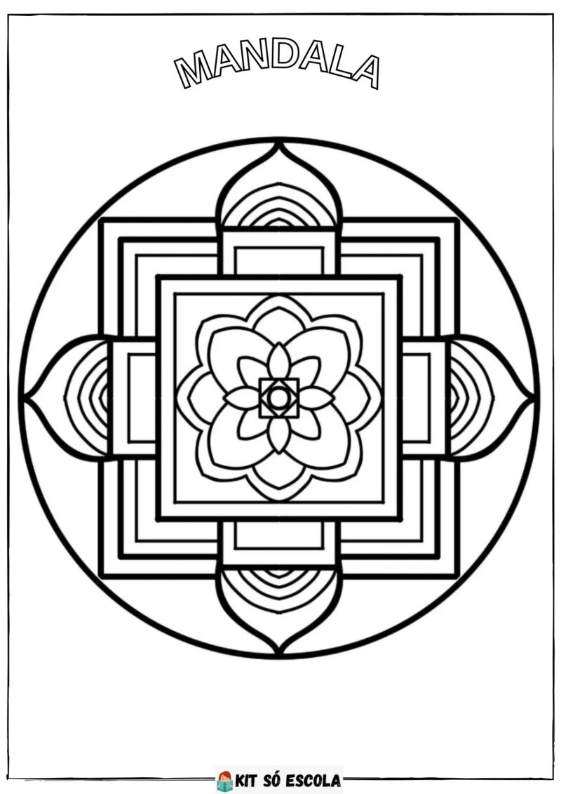 63 Mandalas para colorir – Mercado da Educação