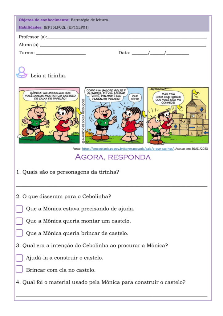 33 Atividades de Interpretação de Texto: 5º ano (BNCC) – Mercado da ...